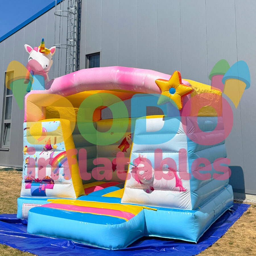 Bouncy Castle Unicorn Mini - dodo-inflatables.com